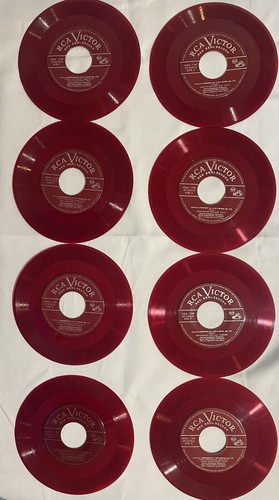 RCA Victor Red Seal Records-45 RPM Red Vinyl Set of 8 Vintage records ...