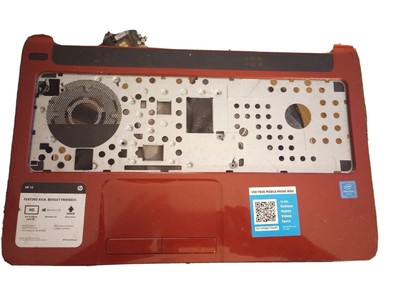 HP 925010-001 Laptop Palmrest Keyboard and Touchpad - Red. No Keyboard ...