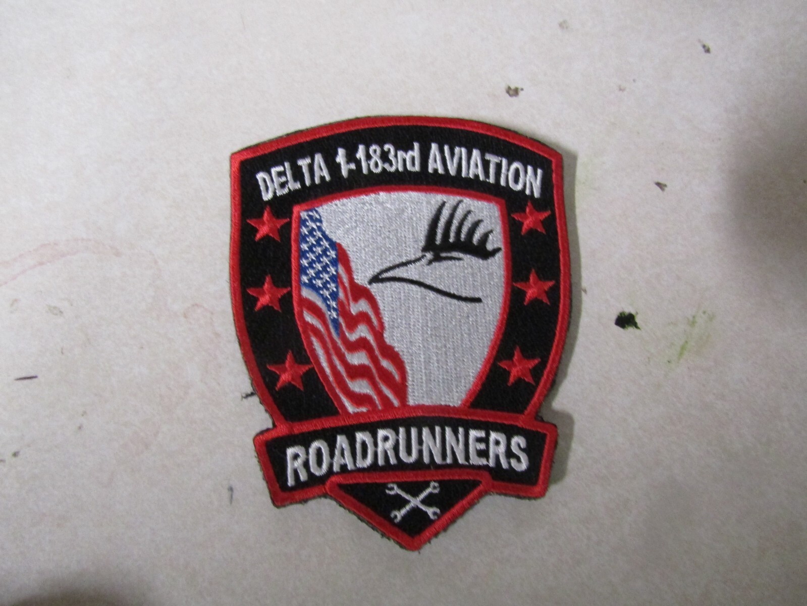 MILITARY PATCH HOOK & LOOP DELTA 1-183RD AVIATION ROADRUNNERS | eBay