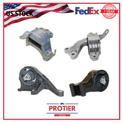 Motor & Trans Mount 4PCS Set For 11-15 Chevy Cruze/ 2016 Cruze Limited ...