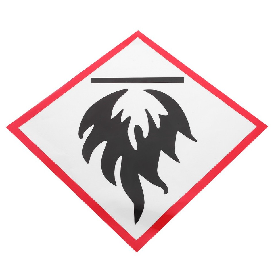 Reflective Caution Safety Sign Warning Decals Hazard Stickers Danger ...
