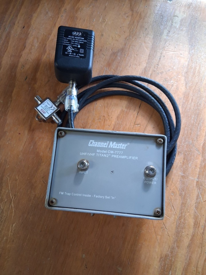 Channel Master CM-7777 UHF/VHF Antenna Mast Amplifier | eBay