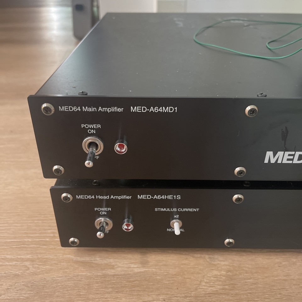 Alpha Med MED64 Microelectrode Array System A64MD1 A64HE1S MED-CPB02 ...