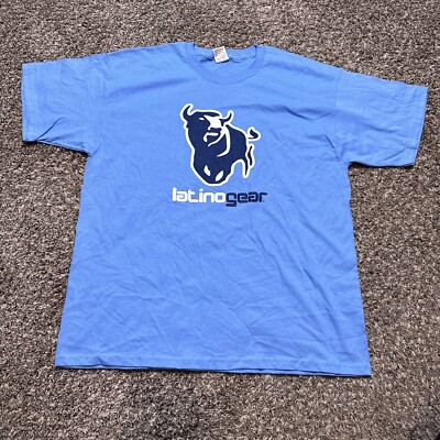 Latino Gear Shirt Adult XL Graphic Tee Bull Logo | eBay