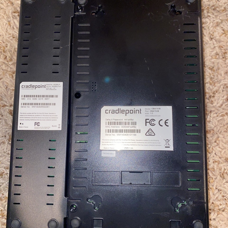 Cradlepoint CBA750B Cellular Broadband Wireless 3G 4G Router | eBay