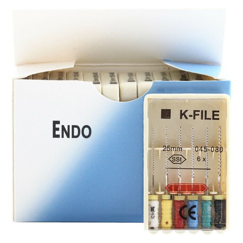10 Packs Dental K-FILE 21/25/31mm Endodontic Hand Use Root Canal Files ...
