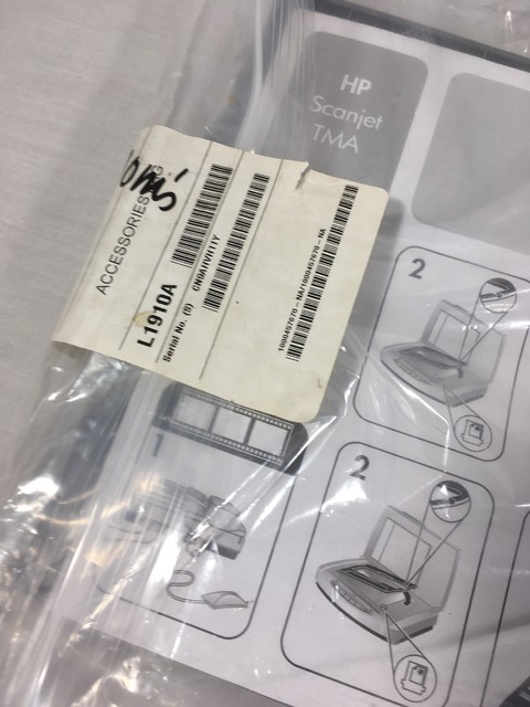 HP Scanjet TMA Film Slide Scanner C9911b Regulatory Model Fclsd-0508 ...