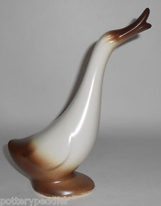 Howard Pierce Porcelain Art Pottery Tall Goose Figurine | eBay