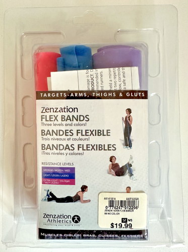 Workout Resistance Flex Bands Set 3 NEW Medium, Light, Extra Light | eBay