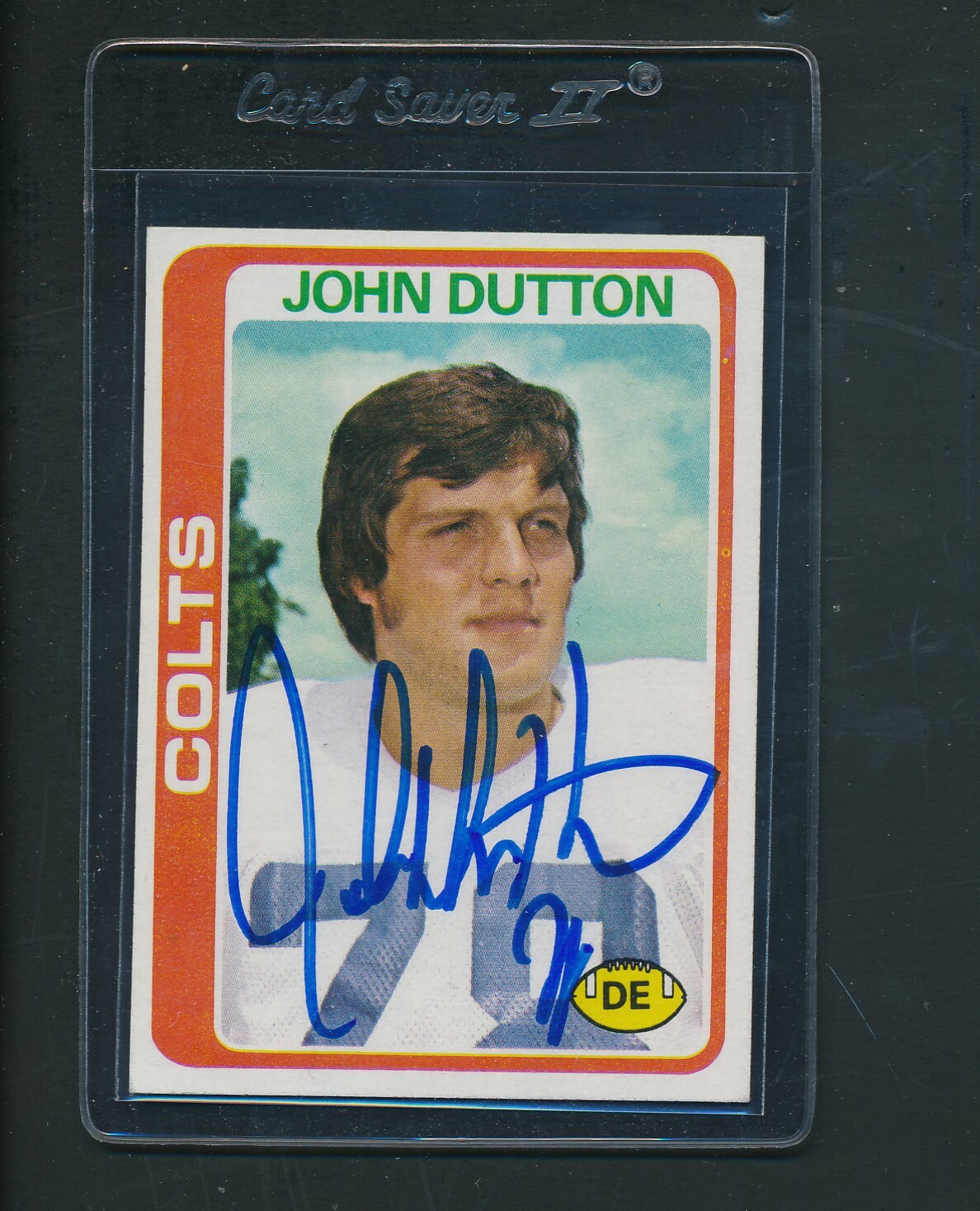 1978 Topps #280 John Dutton Colts Signed Auto *A7856 | eBay