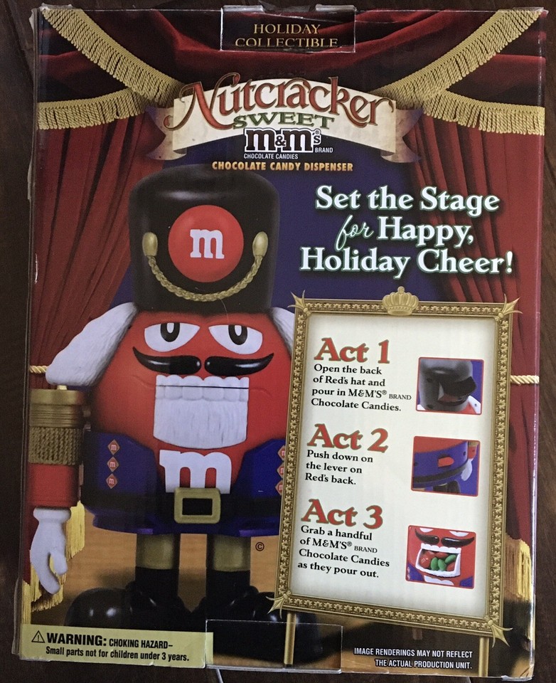 Official Limited Edition Holiday M&M Nutcracker Sweet Candy Dispenser | eBay