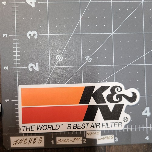 Glossy K&N Air Filter Sticker For Helmet Hard Hat Toolbox Etc CA9 | eBay