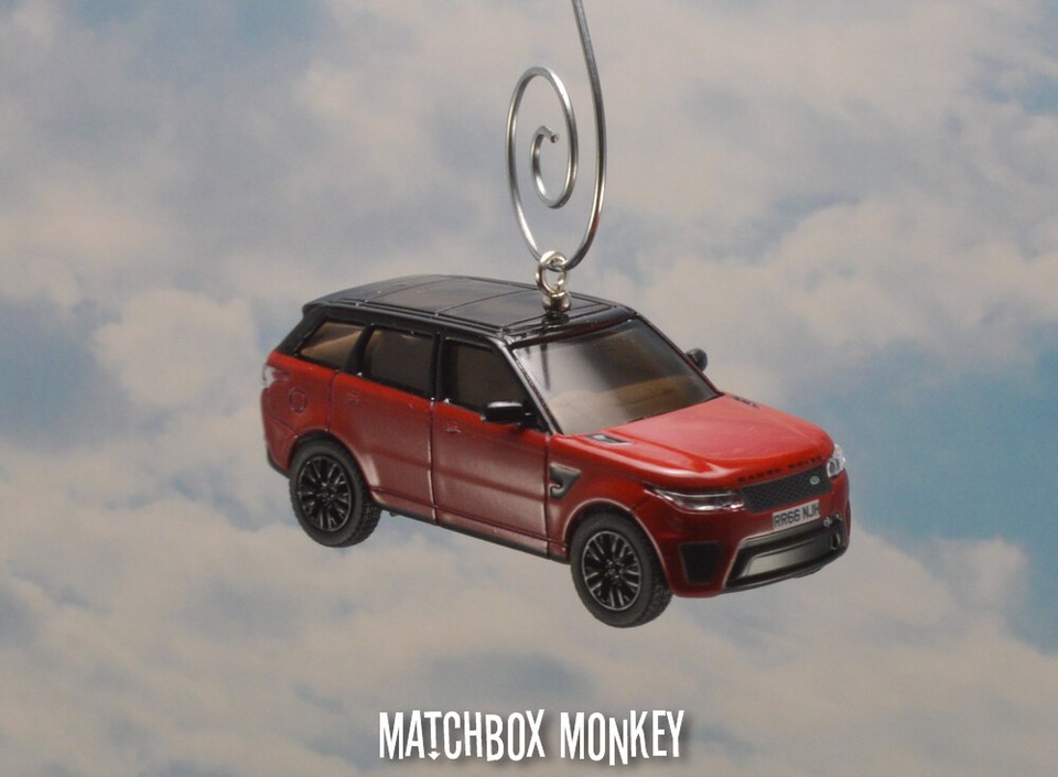 Range Rover Sport SVR Christmas Tree Ornament 1/76 SUV Jaguar Land ...