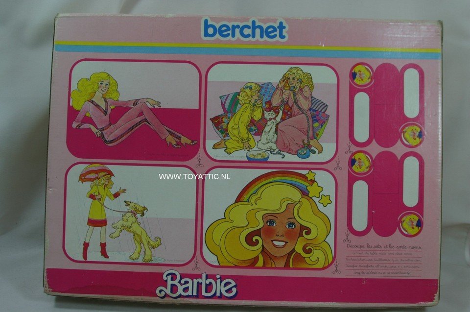 Barbie French childeren tableware kitchen playset from 1986 by Berchet ...