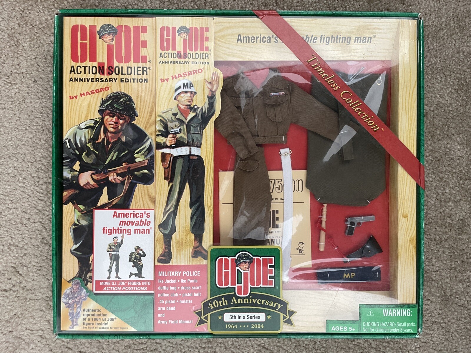 HASBRO 2004 GI JOE Timeless Collection Action Soldier 40th Anniversary ...
