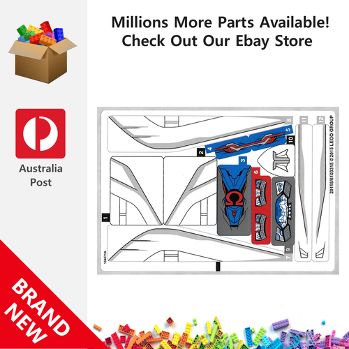 Genuine LEGO™ Sticker Sheet for Set 76028 76028 New | eBay