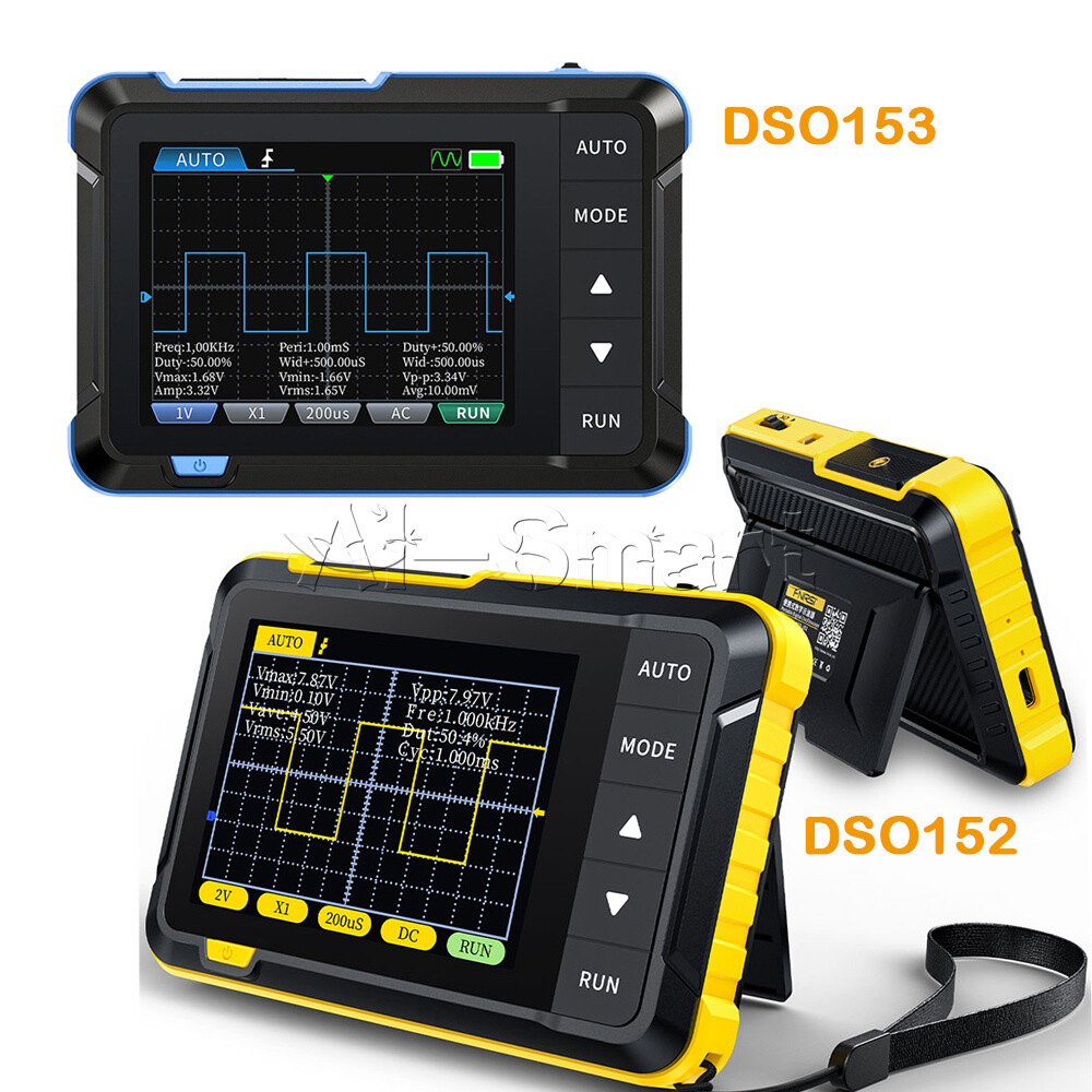 FNIRSI DSO152 DSO153 Small Oscilloscope Type-C Portable Digital ...