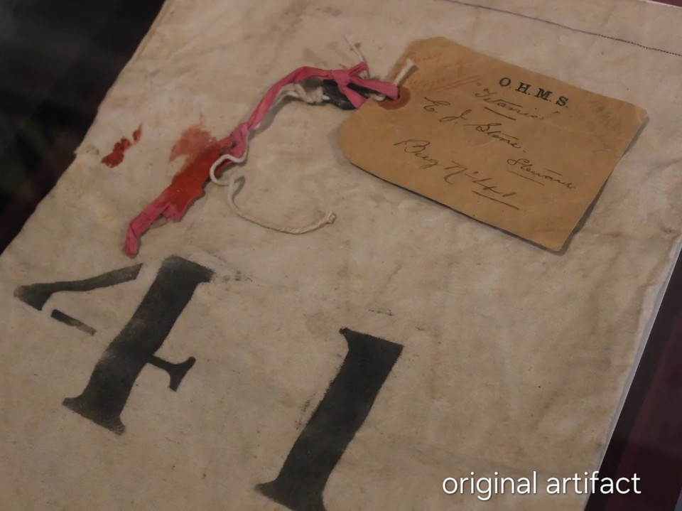 TITANIC Personal Effects Bag No. 41 Edmund J. Stone (Aged) | eBay