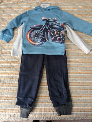 NWT Boy's Kids Headquarters Kids' 4-piece Set t-shirts pants 2 Set Size ...