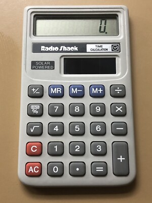 Vintage Radio Shack 65-596 Solar Powered Pocket Calculator EC-432 ...