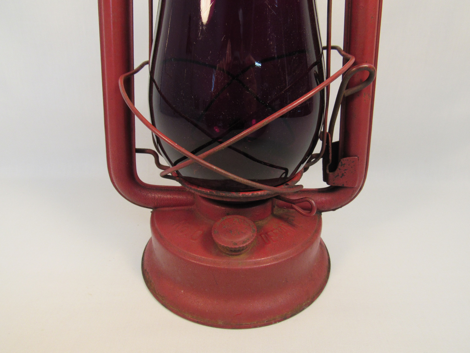 Antique Vintage Embury Defiance Lantern No. 0 Red Globe Warsaw NY | eBay