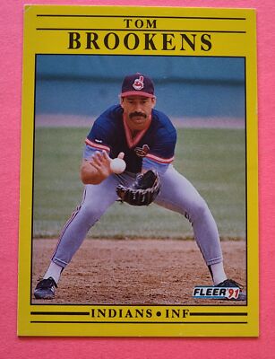 1991 Fleer #362 Tom Brookens EXMT | eBay