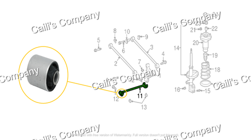 48780-48010 For 2000 LEXUS RX300 MCU10 Rear Control Trailing Arm ...