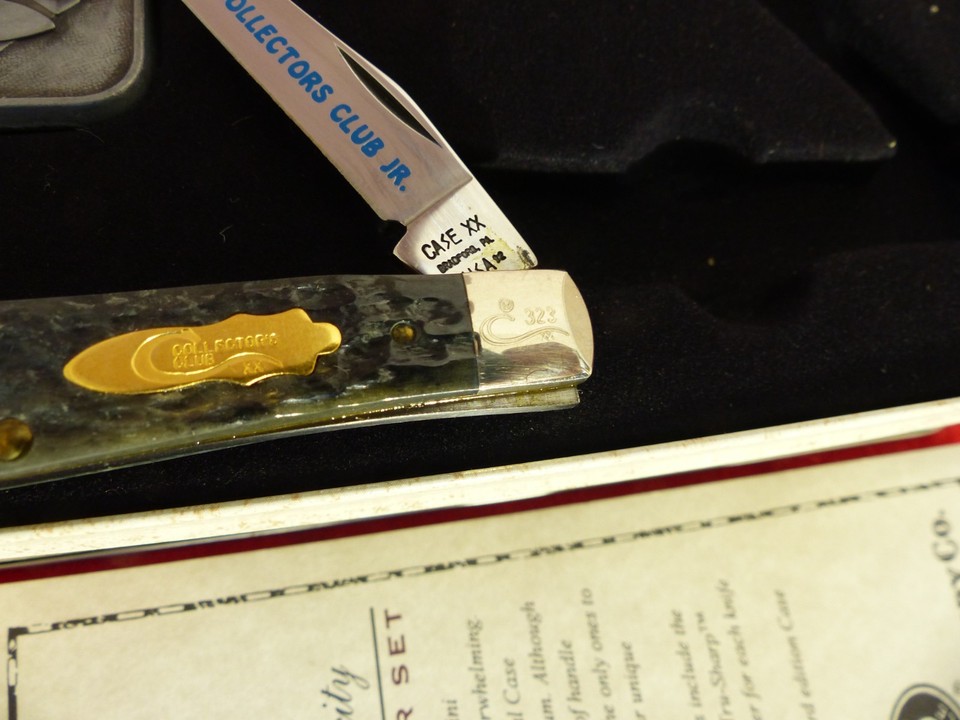 Case XX USA 6107 SS mint in tin box 1999 Jr Collectors Club trapper ...
