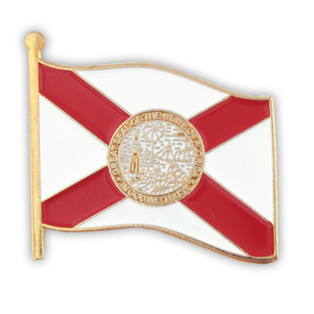 PinMart's Florida US State Flag FL Enamel Lapel Pin | eBay
