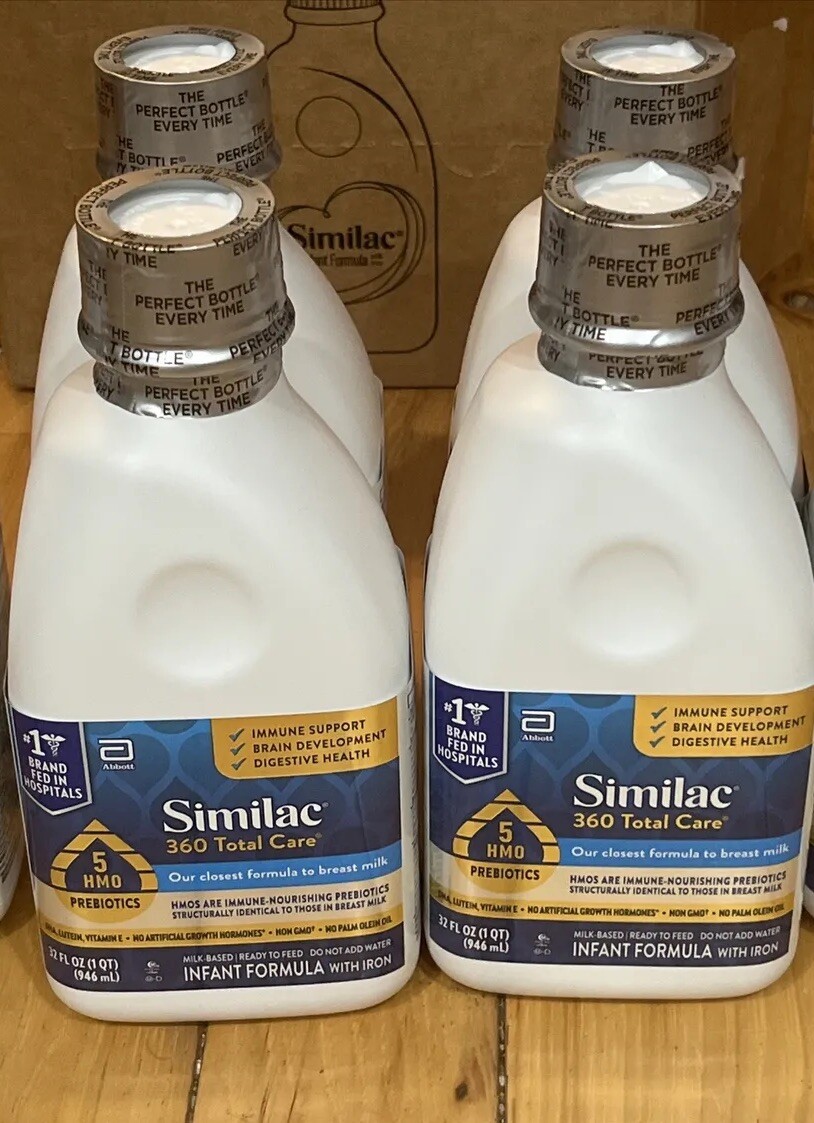 Similac 360 Total Care Infant Formula with 5 HMO Prebiotics - 32 fl oz ...