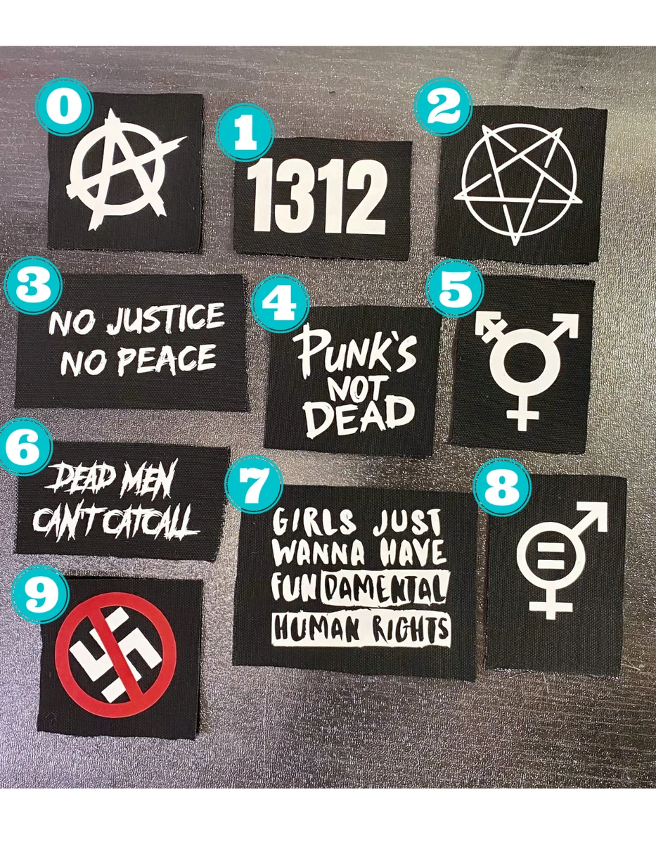 Crust Punk Patches