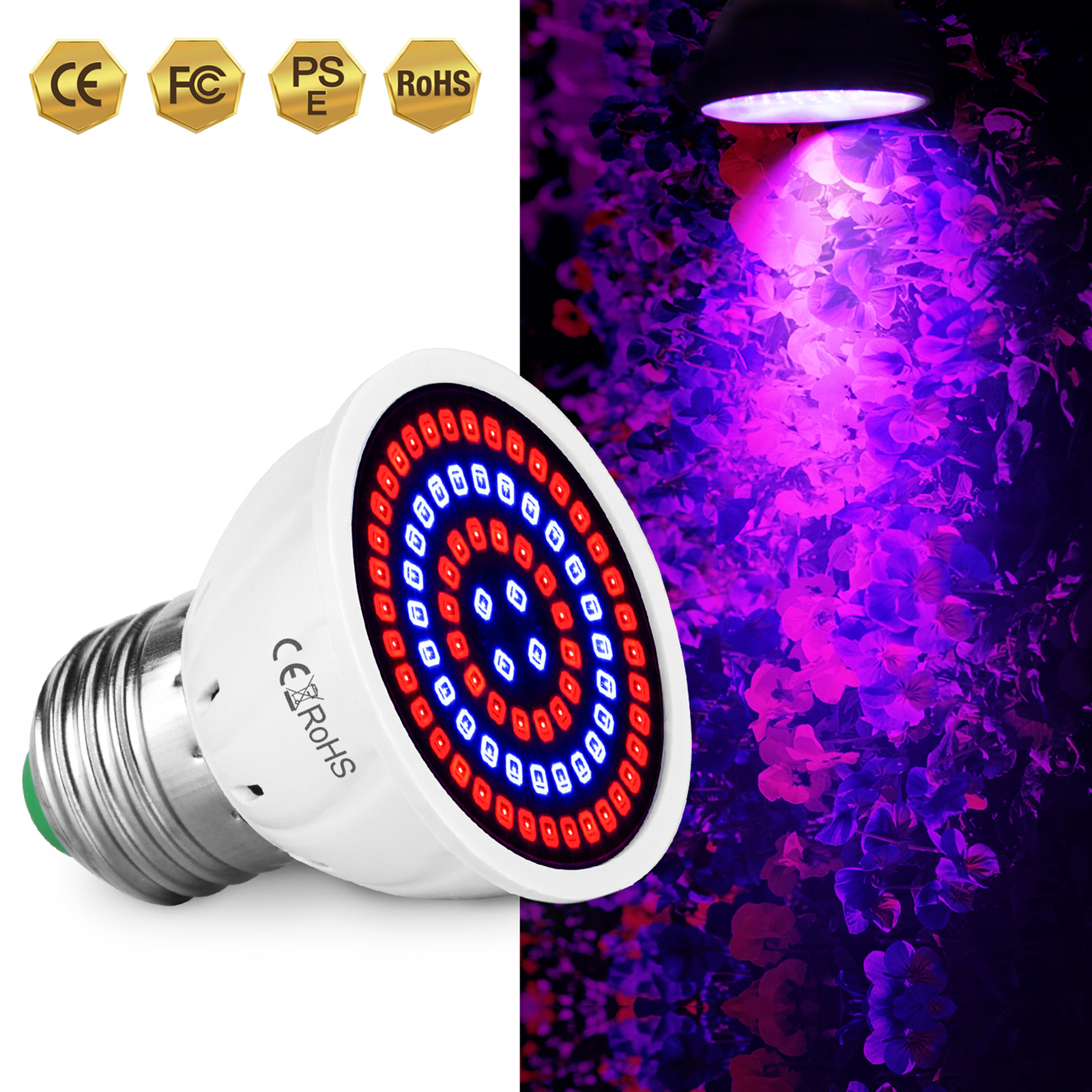 E27/e14/b22/gu10/mr16 Led Grow Light Bulb High Temperature Resistance ...