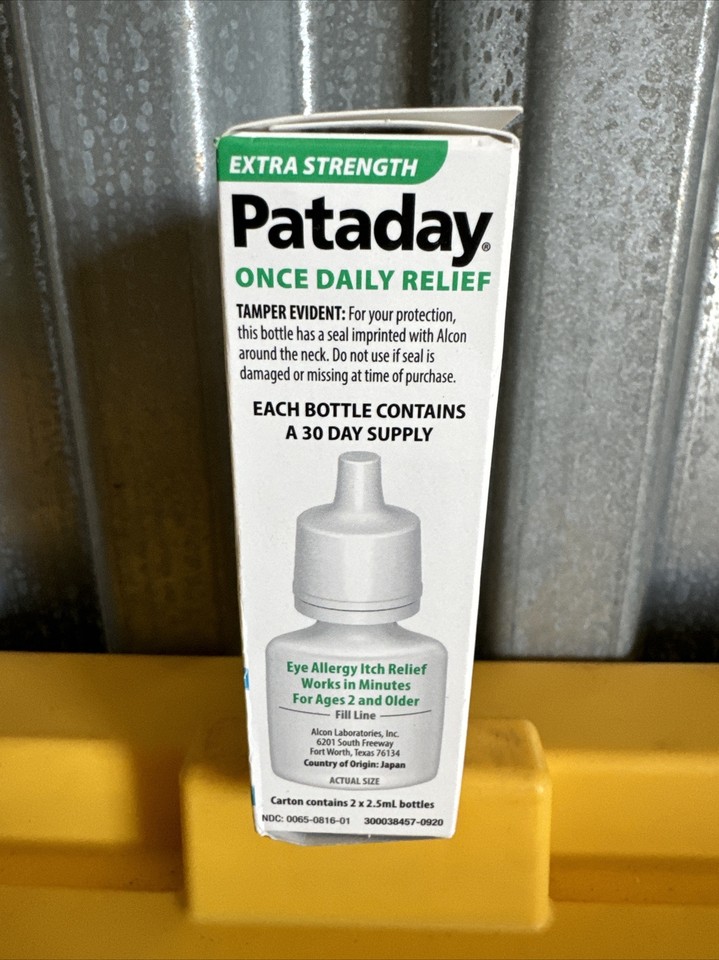 *NEW* Pataday Once Daily Relief Extra Strength Eye Drops (twin pack) | eBay