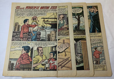 1970 six page cartoon story ~ JOE DIXON Invents The Pencil | eBay