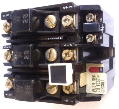 A-B 592-J0V16-X4 B 3P #3 W28 overload relay | eBay