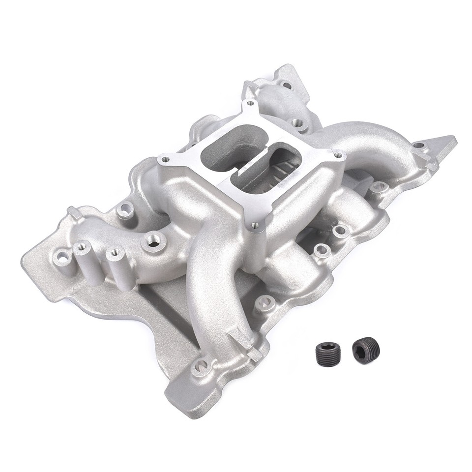For Ford 351C with 2V heads 7564 Intake Manifold Air-Gap Dual Plane ...