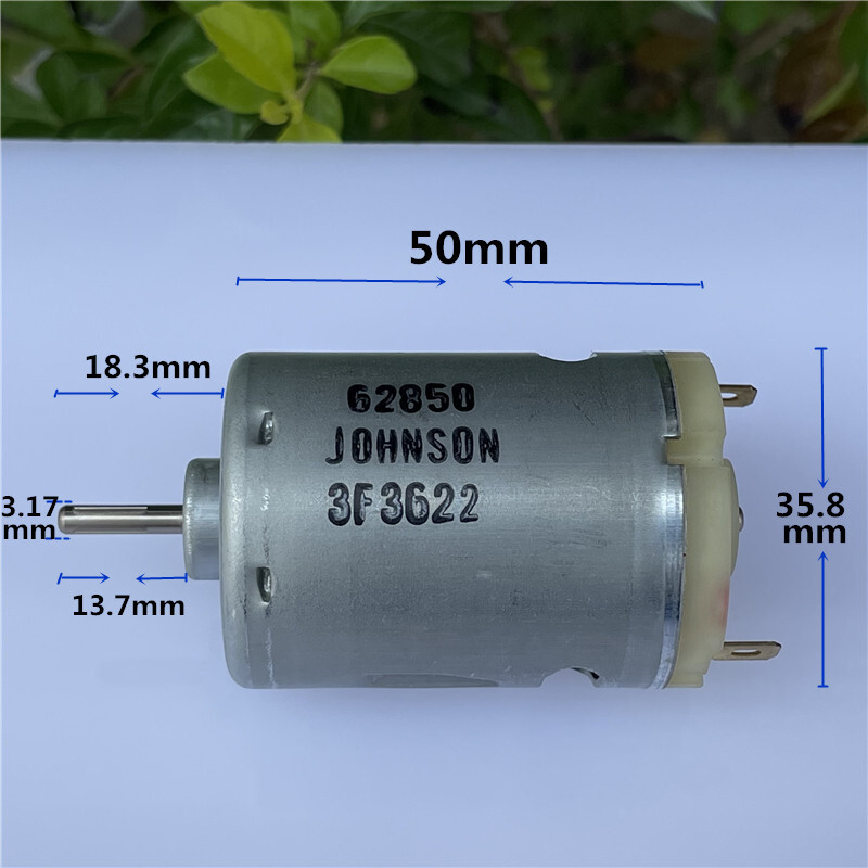 JOHNSON RS-540 DC 3V 5V 6V High Speed Power Electric Tool Vacuum ...
