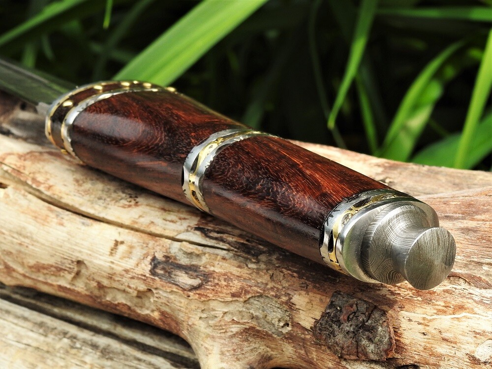 Scottish Dirk Dagger - Damascus Steel - Celtic - Sgian Dubh - Knife ...