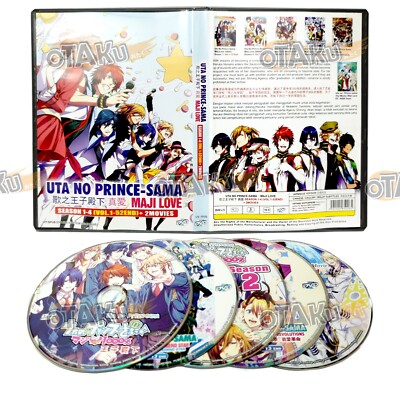 UTA NO PRINCE-SAMA MAJI LOVE (SEASON 1-4) - DVD (1-52 EPS+2 MOVIES ...