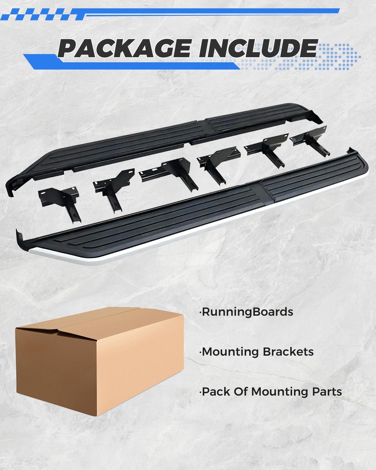 Running Boards Fit For Land Rover Discovery 3 4 LR3 LR4 2004-2016 Door ...