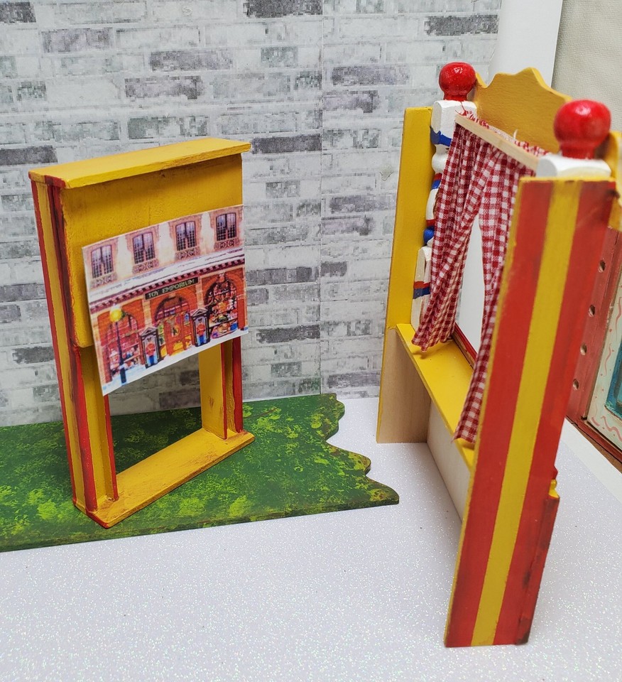 Miniature Dollhouse Furniture Biz puppet theatre 1 inch scale | eBay