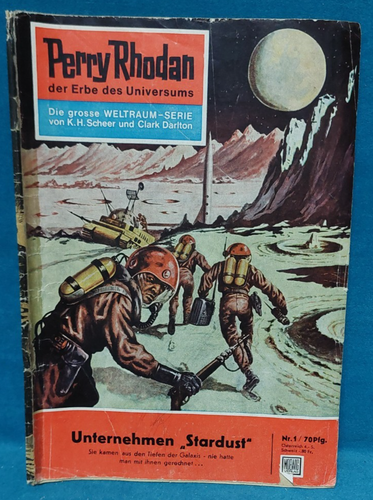 Roman: Perry Rhodan Heft 1. Unternehmen Stardust. 1. Auflage. | eBay.de