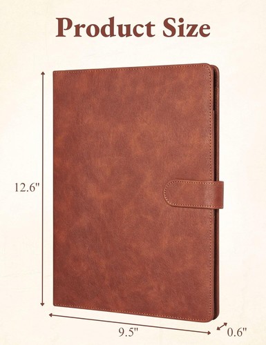 Mymazn Padfolio Portfolio Folder, Faux Leather Interview Resume ...