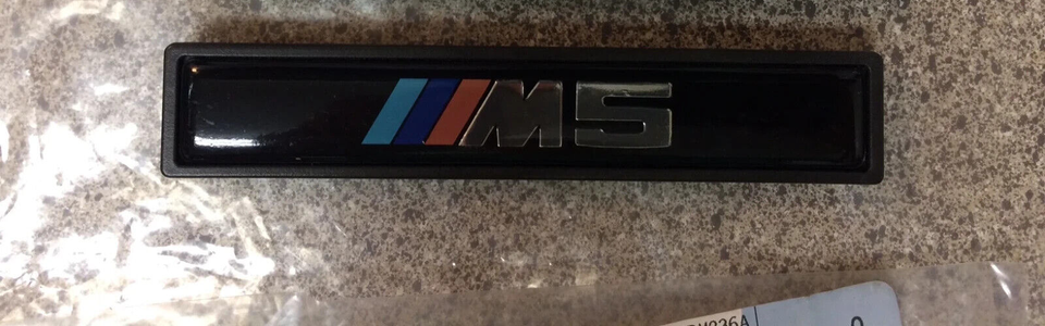 BMW E39 Door Moulding Emblem Badge 51132496165 2496165 NEW GENUINE | eBay