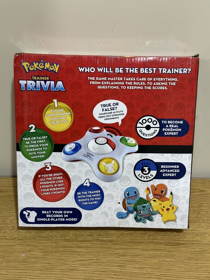 Pokemon Trainer Trivia Game NIB 74427102852| eBay