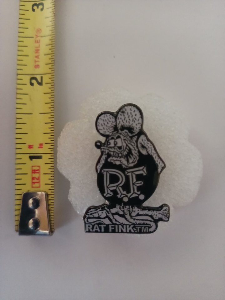 RAT FINK-ENAMEL-PIN-2 OR MORE PINS $5.49 SHIPPING-SPEND $20 SHIPPING IS ...