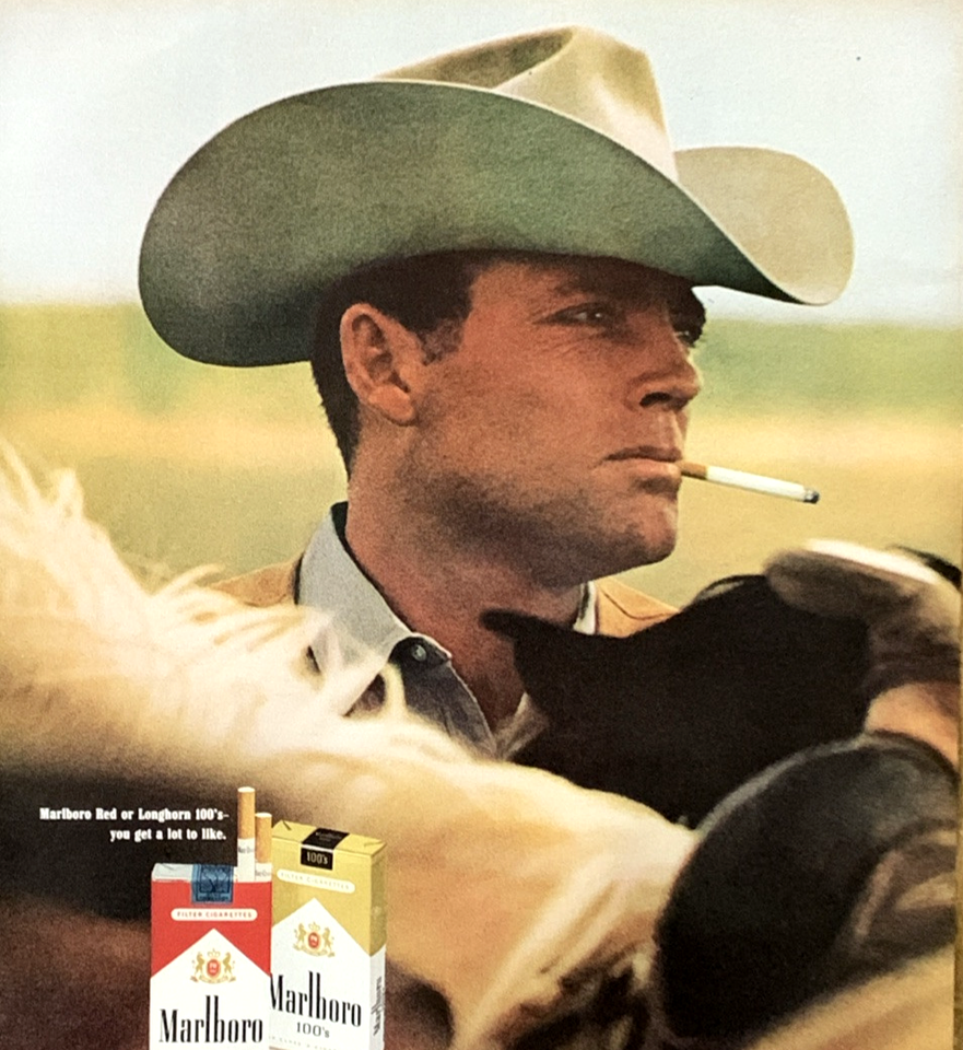Marlboro Cigarettes Cowboy Tobacco Vintage 1971 Print Ad #1234 | eBay