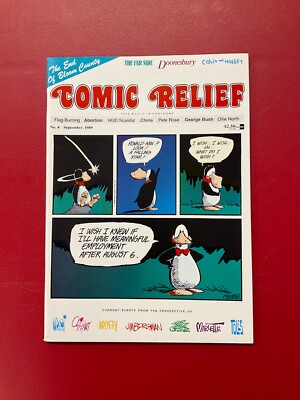 Comic Relief Magazine No. 4 September 1989 (Very Good Condition) | eBay