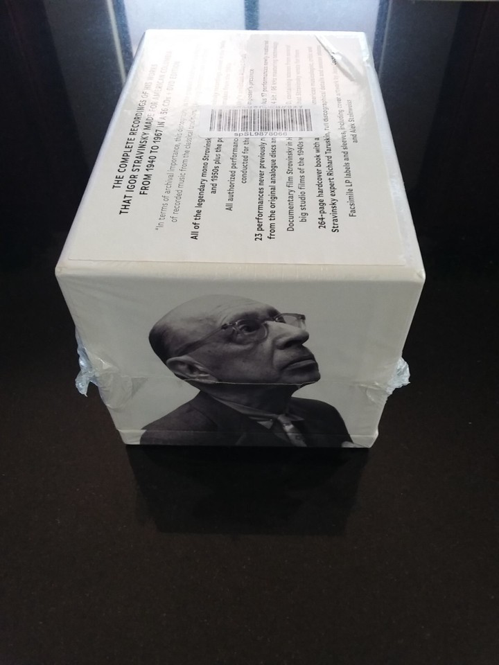 Igor Stravinsky Complete Columbia Album Collection Set 56 CDs, DVD and ...