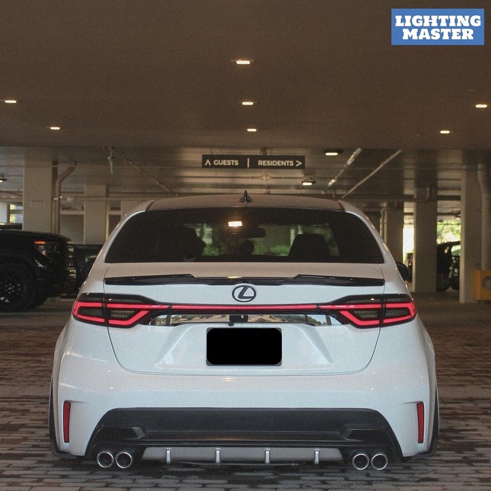 Smoked Fits Toyota Corolla Sedan 2020-2026 LED Tail Lights w/ Trunk Lid ...